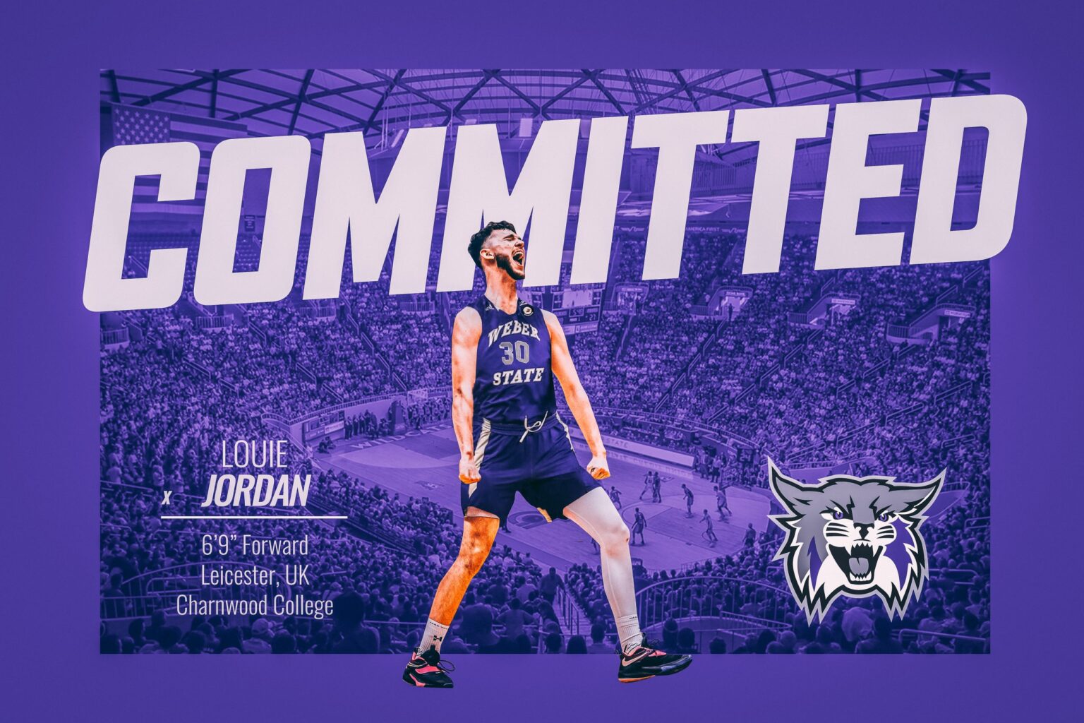 Louie Jordan commits to Weber State - Leicester Riders